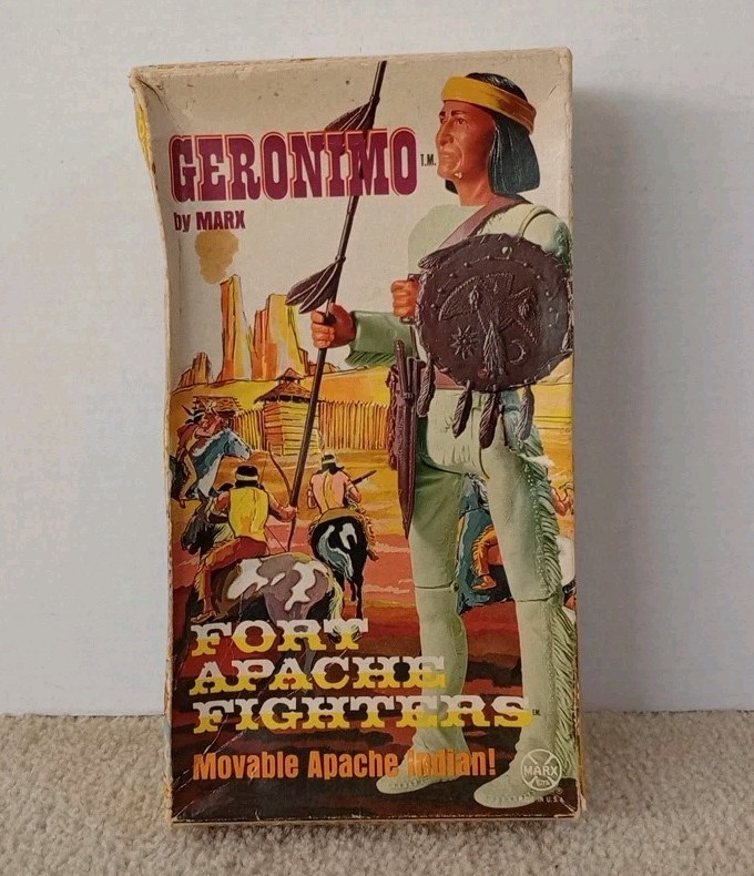 Geronimo Fort Apache Fighter by Marx Movable Figure 25 Piece ...