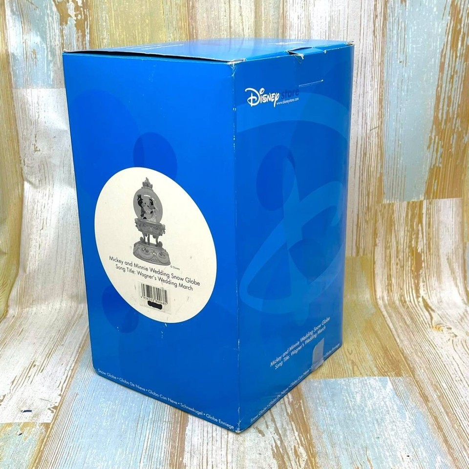 Mickey Mouse Minnie Mouse wedding snow globe snow globe Donald music ...