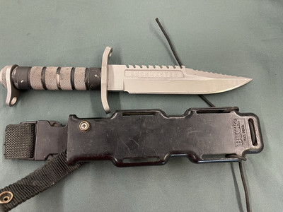 vintage buckmaster 184 buck 184 survival knife | eBay