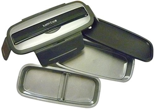 Asvel 3115 Large Bento Lunch Box With Bag Chopsticks Luntus Black TLB ...