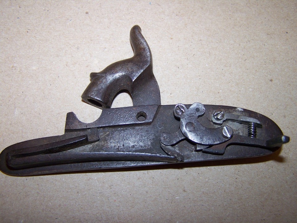 ANTIQUE JOSEPH GOLCHER EARLY PERCUSSION LOCK Muzzleloader Kentucky Ohio ...
