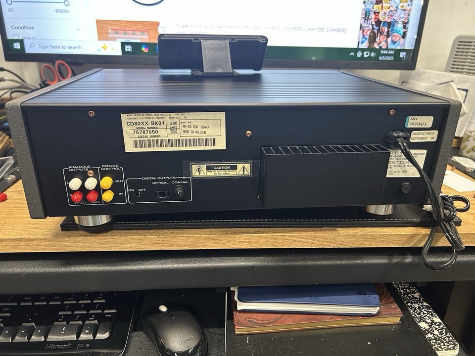 Philips CD80 Classic Audiophile CD Player-mint | eBay