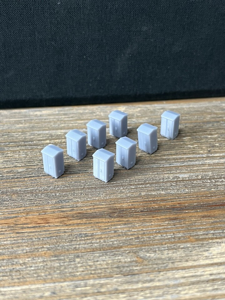 N SCALE 1:160 RAILROAD TRACKSIDE ELECTRICAL BOX (8pk) | eBay