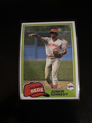 Junior Kennedy 1981 Topps baseball card NRMT-MT Reds 447 PWE | eBay