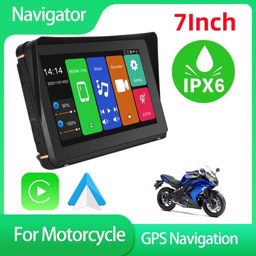 Portable 7in Waterproof GPS Navigation Touch Screen Motorcycle ...