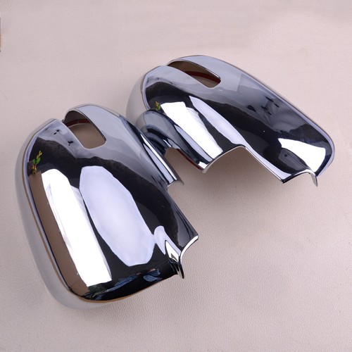 Pair Chrome Rearview Mirror Cover Caps Fit For Mitsubishi Outlander ...