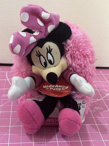 2014 MINI DISNEY MINNIE MOUSE HIDE AWAY HIDEAWAY PETS PILLOW PLUSH DOLL ...