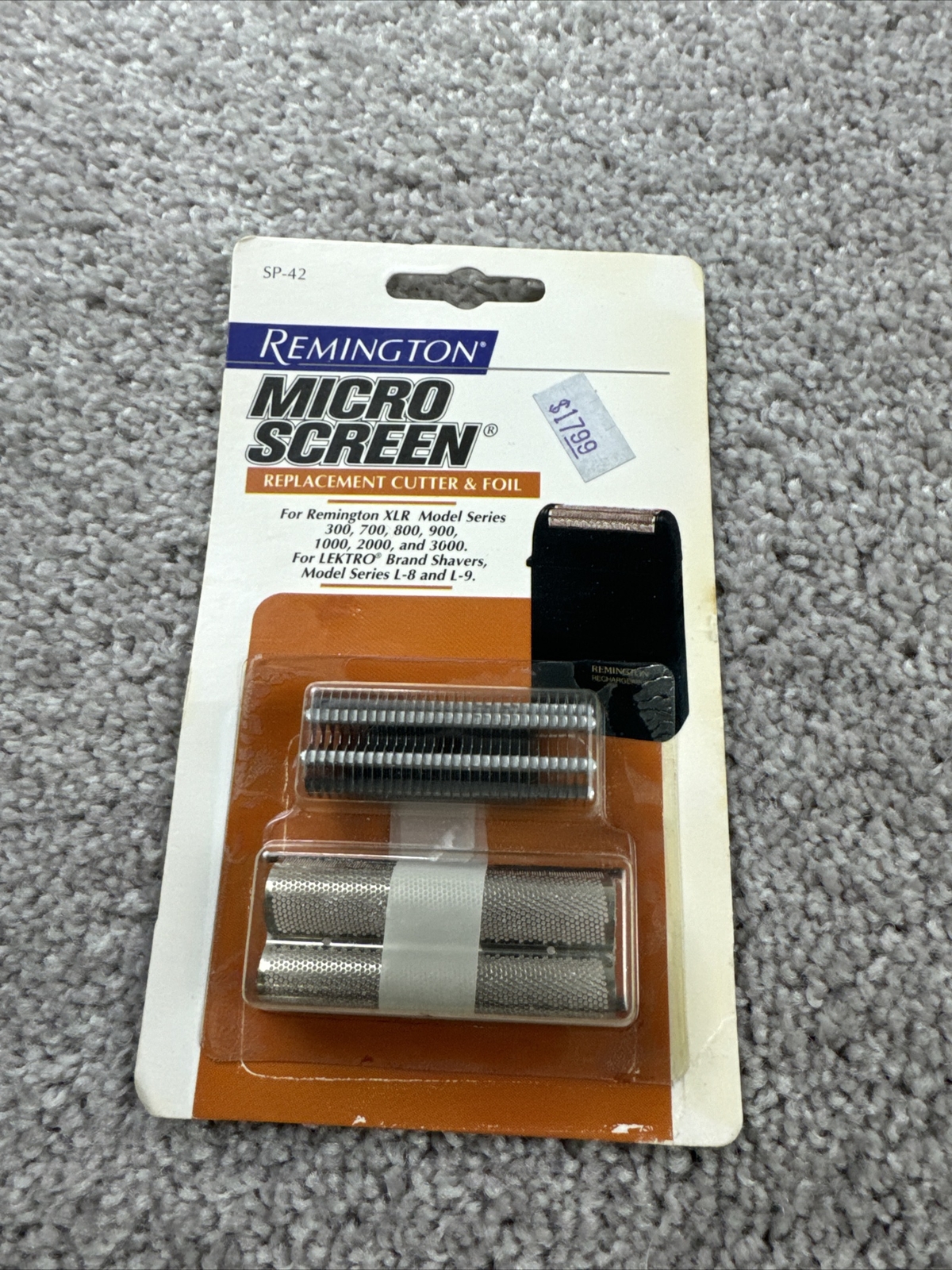Remington SP42 MicroScreen Replacement Cutter & Foil Cleaning Products ...