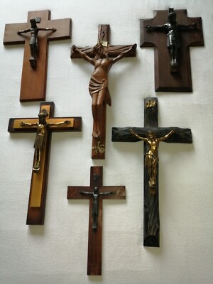 Crucifixes & Crosses - Altar Wall Hanging Art Deco