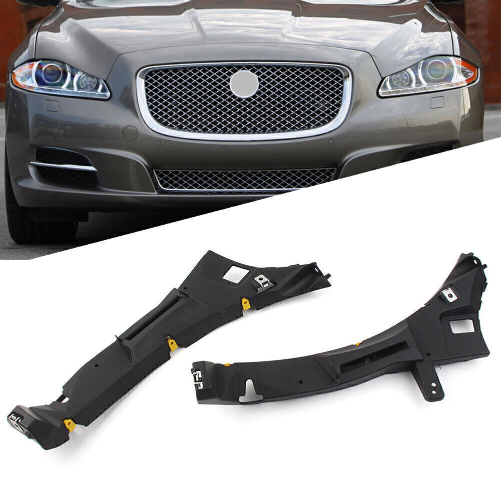 Pair Front Bumper Retainer Mounting Brackets For Jaguar XJ 2010-2019 ...
