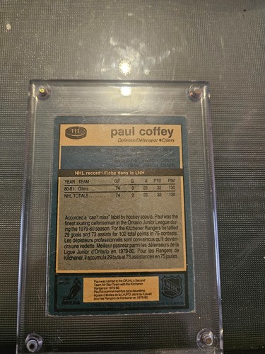 1981 O-PEE-CHEE #111 PAUL COFFEY ROOKIE RC Edmonton Oilers | eBay