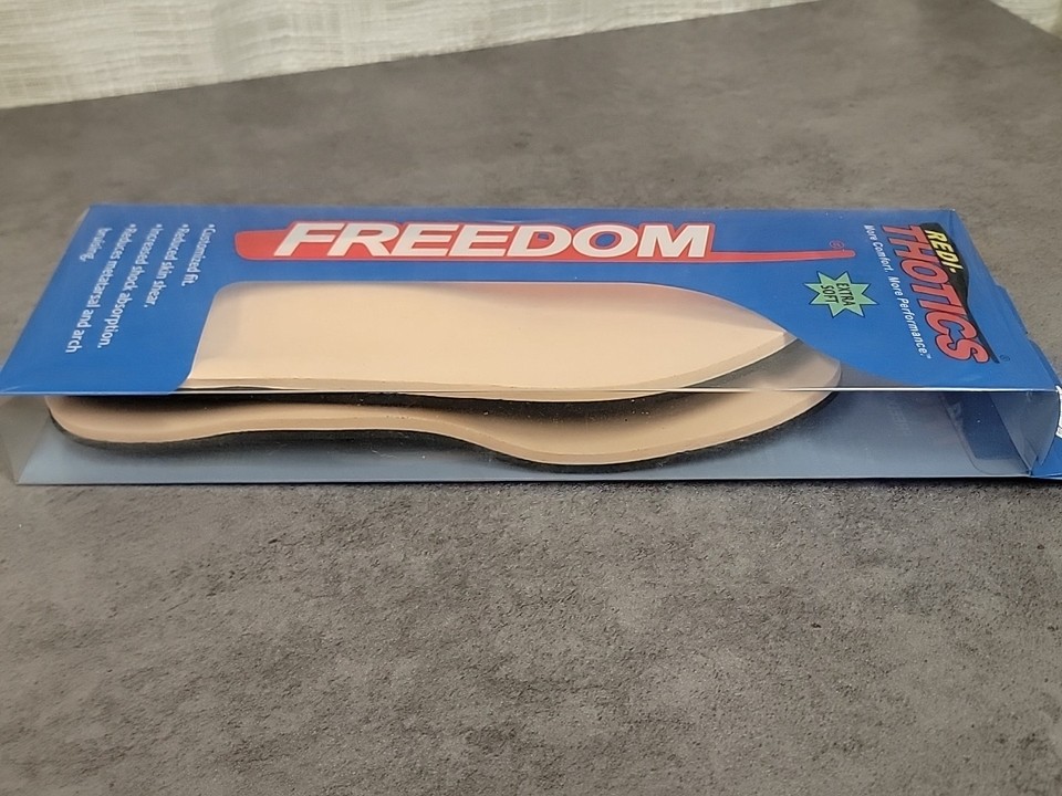 Redi Thotics Freedom Extra Soft Orthotic Insoles Size D Men 5-6.5 Women 6-7.5 | eBay
