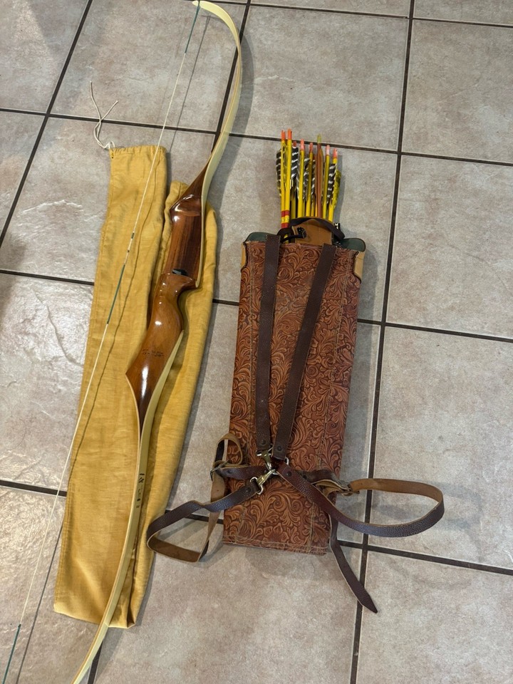 Vintage Ben Pearson Colt 707 Recurve Bow Right Handed 62 Inch With ...