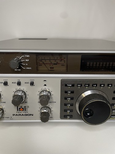 ten tec Model 585 paragon hf ham radio working with new 9v battery | eBay