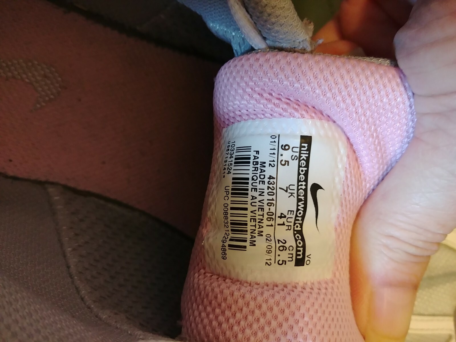 Nike Rolling Rail Walking Shoes, White/Pink Women's S… - Gem