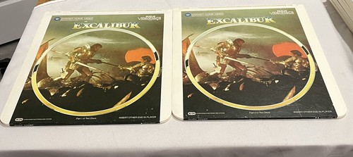 Excalibur Ced Videodisc 2 Disc Set 1&2 | eBay