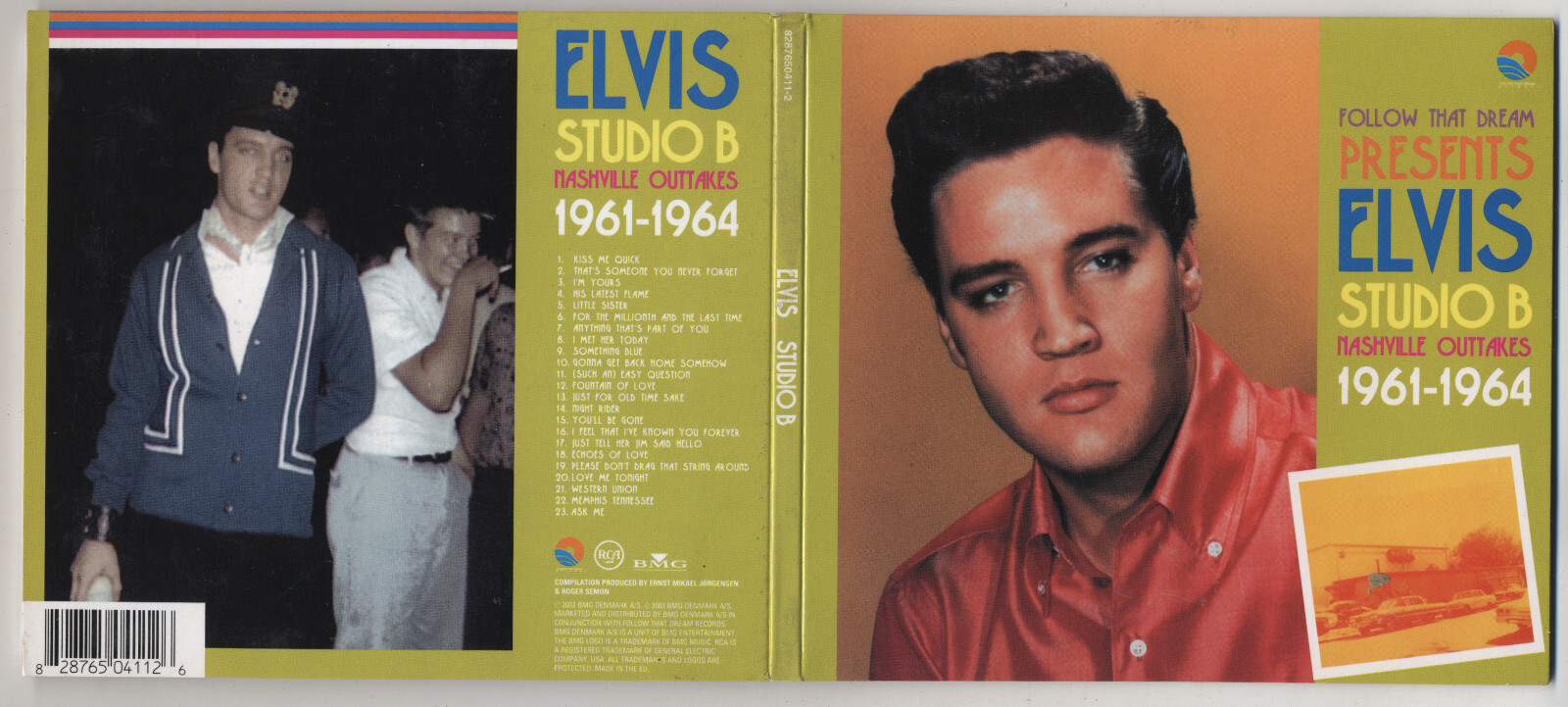 Studio B by Elvis Presley (CD, Apr-2003, Bmg/Follow That Dream) for ...