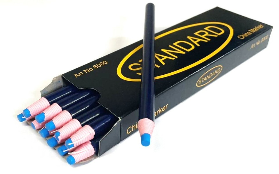 Wax China Marker Pencils Chinagraph Standard Top Quality Wrapped Box 4 ...