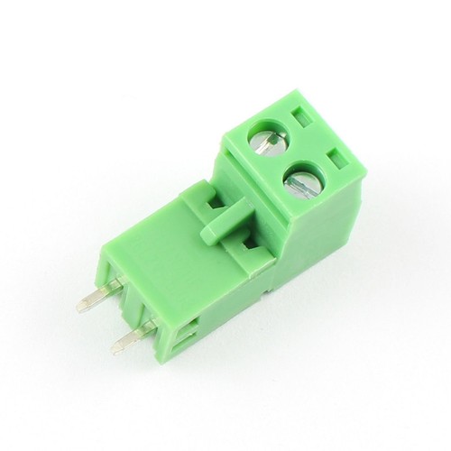 5Pcs 5.08mm 2 Pin Right Angle Screw Terminal Block Pluggable Plug ...