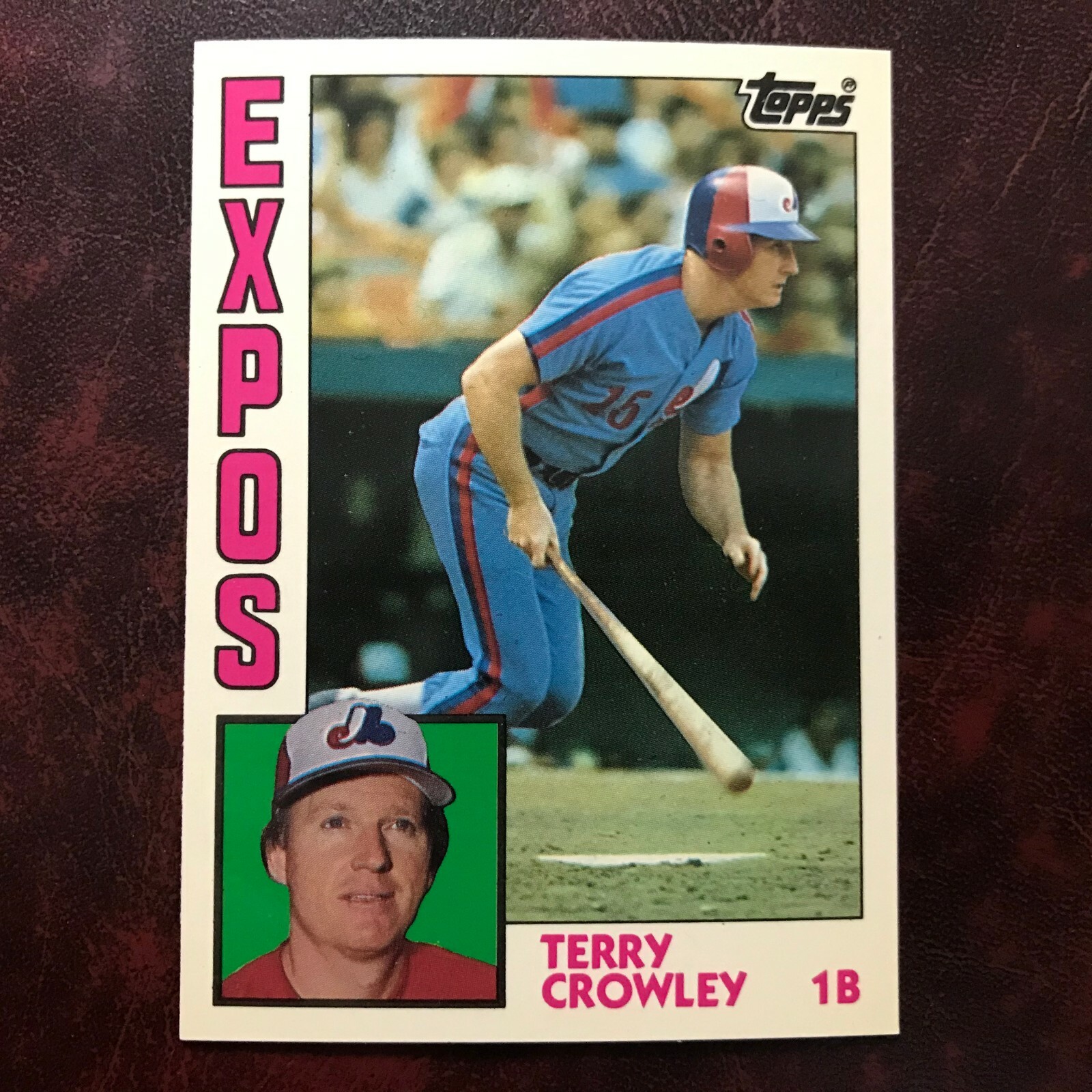 1984 Topps TIFFANY Set TERRY CROWLEY #732 EXPOS ** MINT ** HIGH GRADE ...
