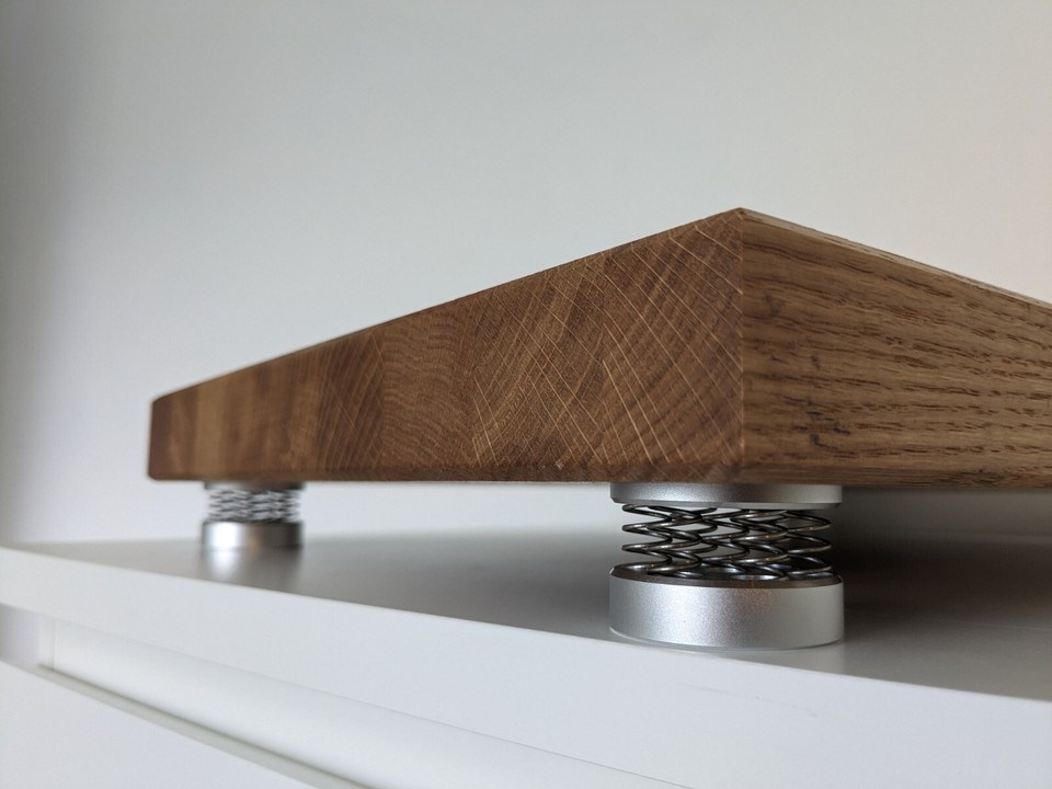 Oak Hardwood Hi-fi Spring Isolation Platform Turntable/Speaker/Amp ...