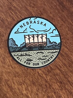 Nebraska Sticker - States Decal Hydroflask Laptop - USA | eBay