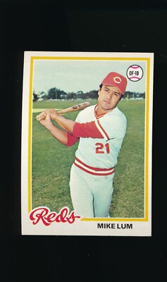 1978 Topps #326 Mike Lum * OF-1B * Cincinnati Reds * EX-MT/NM * | eBay