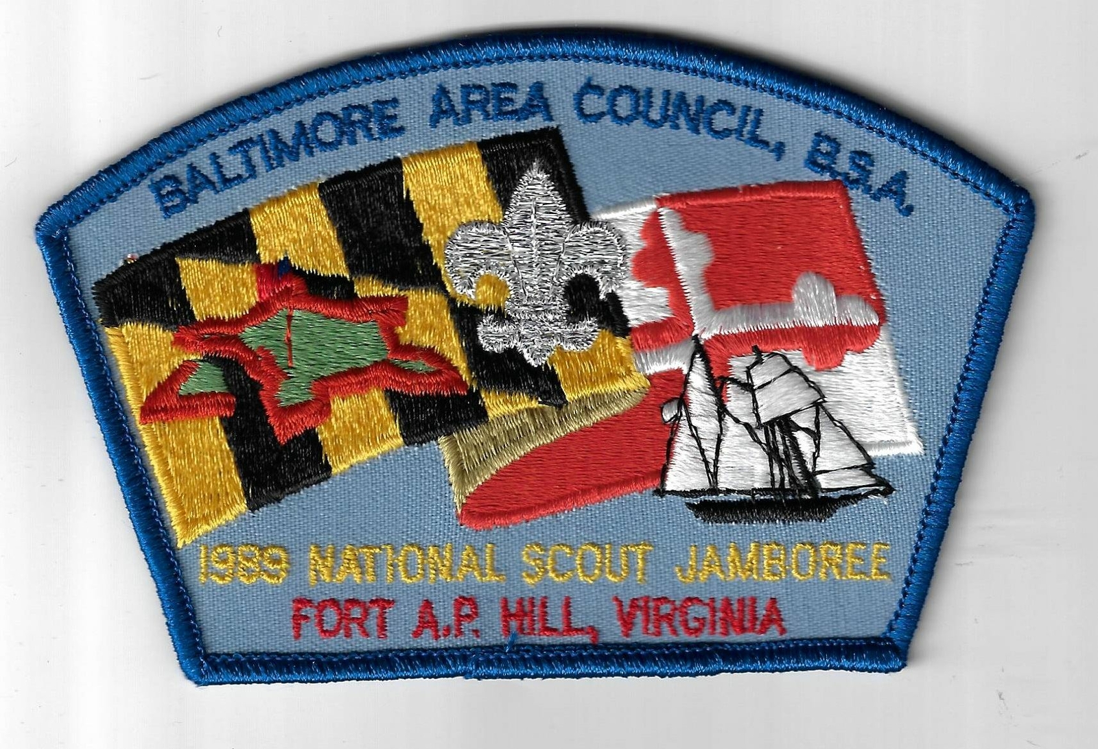 1989 National Jamboree JSP Baltimore Area Council, BSA BLU Bdr. [MK ...