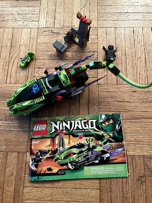 lego ninjago: lasha's bite cycle 9447-complete +figs+ manual- no box | eBay