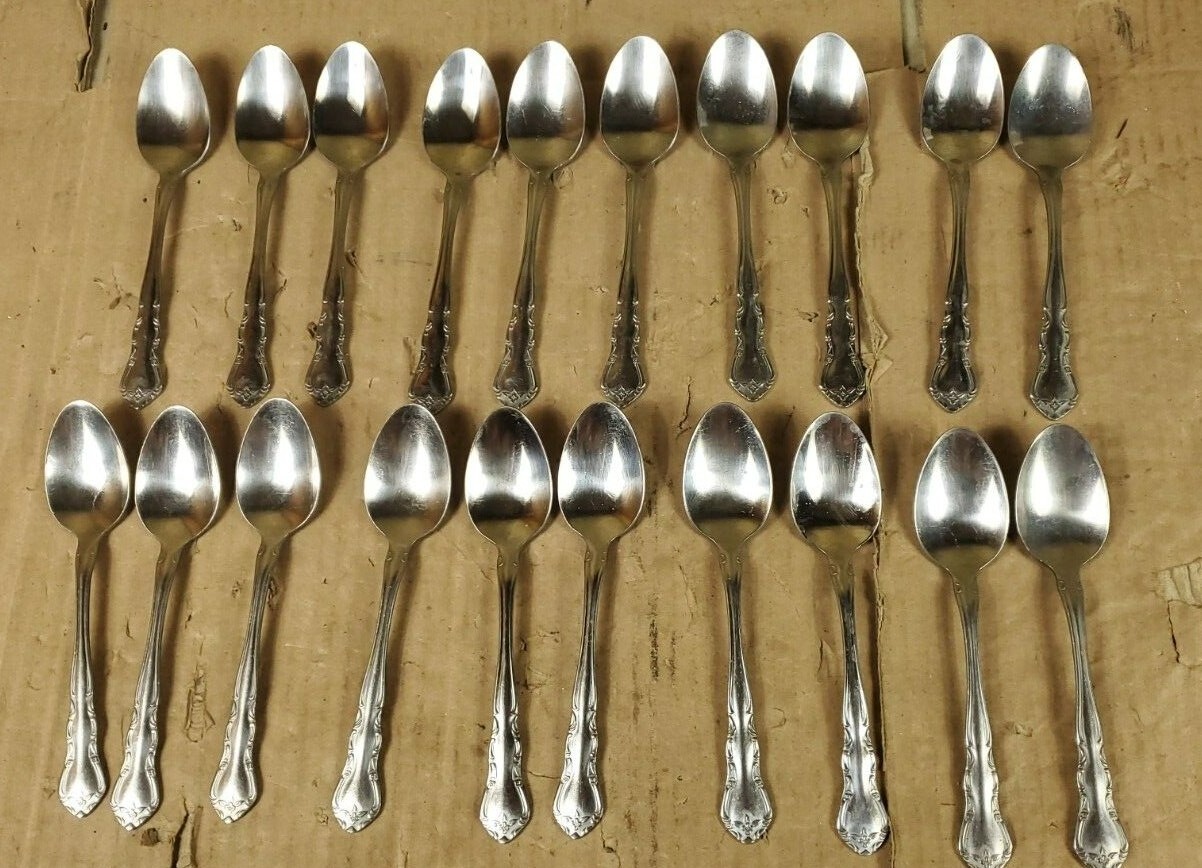 Set of 20 Matching Stainless Steel Walco Spoons | eBay