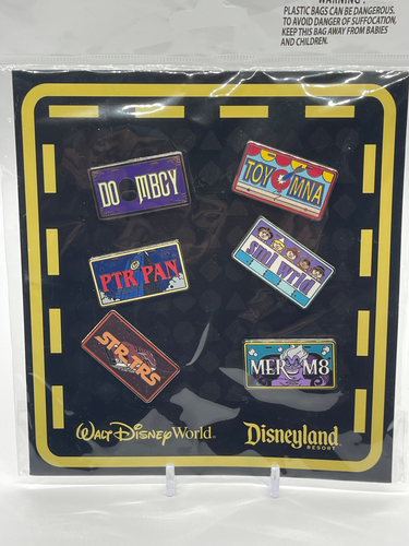 2013 Walt Disney World Attraction Vehicle License Plate 6-Pin Set | eBay