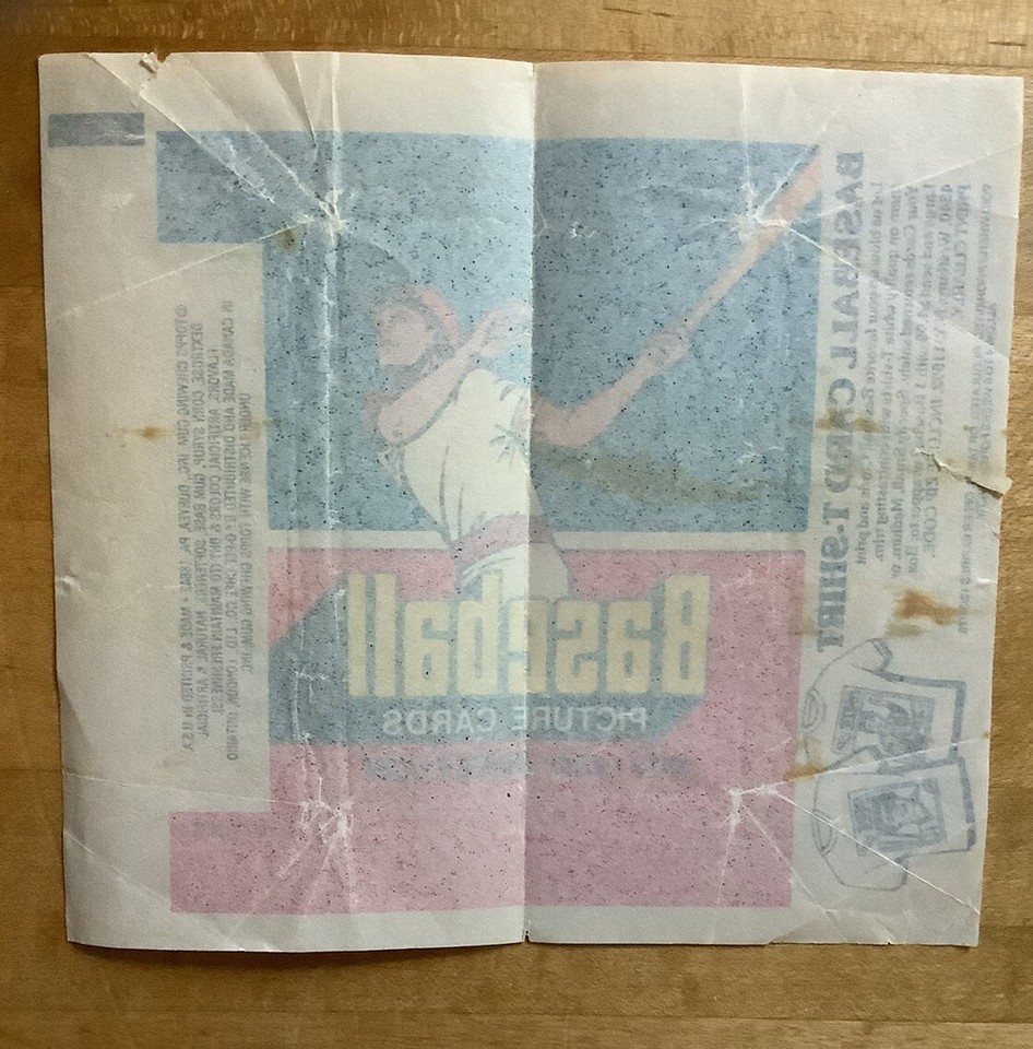 1977 Topps Baseball EMPTY Wax Pack Wrapper GOOD Condition | eBay