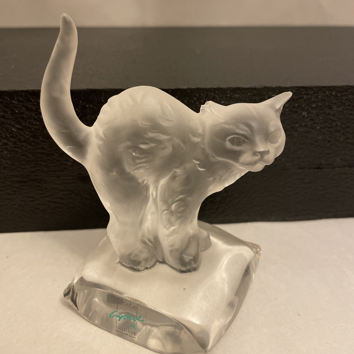 Goebel Crystal Cat