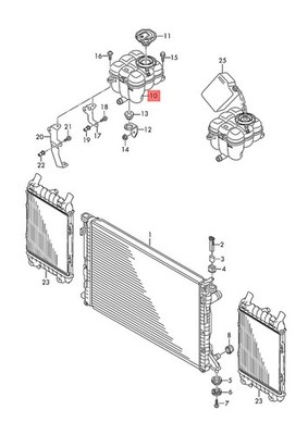 Genuine AUDI Audi Q8 RSQ8 Q7 4MB 4MG 4MN Reservoir 4M0121403G | eBay