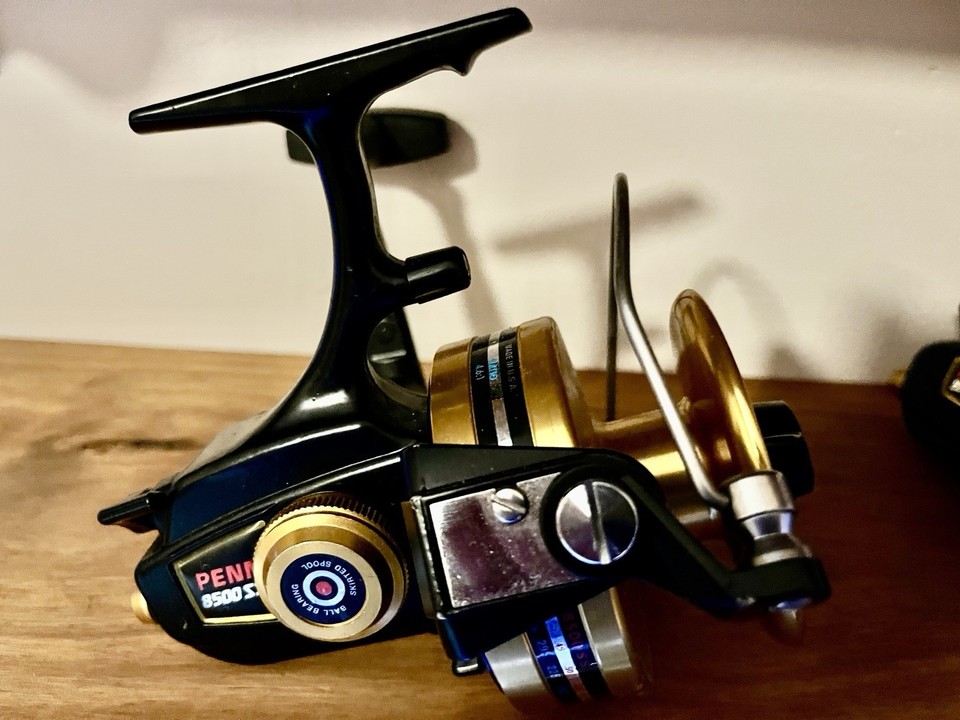 Complete Family Of Vintage PENN U.S.A. Spinfisher Spinning Fishing ...