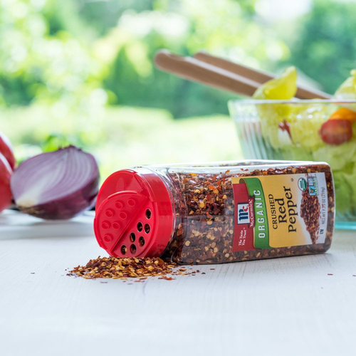 Mccormick Organic Crushed Red Pepper 7.75oz Hot Spice for Pizza Pasta ...
