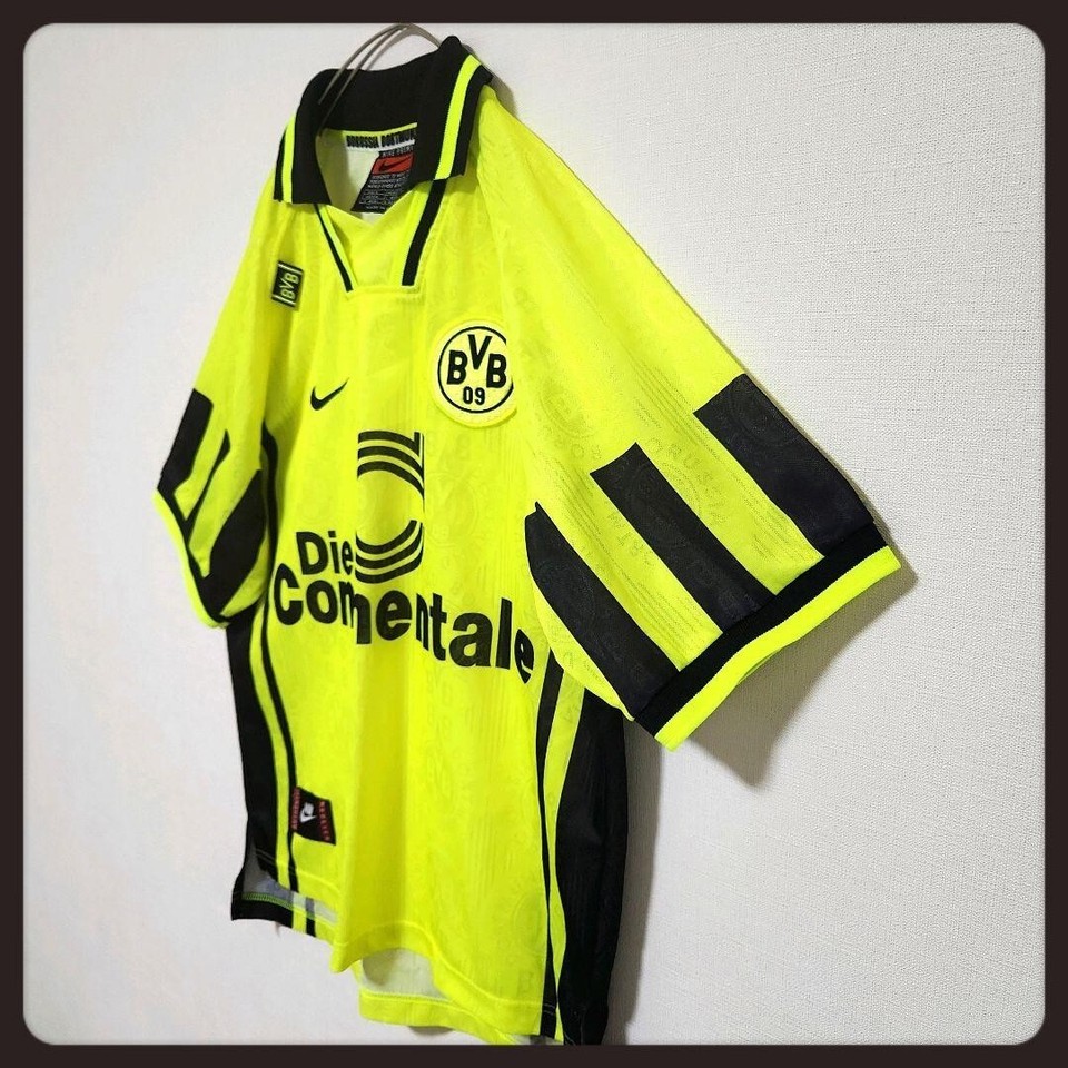 MINT Borussia Dortmund 1996 97 M TRIKOT BVB Home Football Shirt VINTAGE ...