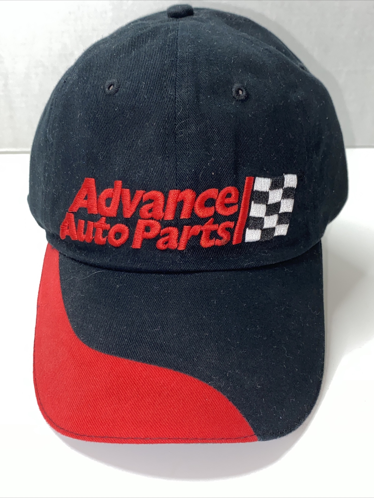 Advance Auto Parts Hat Spell Out Logo Swirl Bill Racing Trucker ...