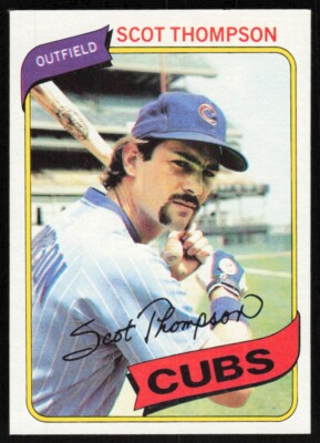 1980 Topps Scot Thompson Chicago Cubs #574 | eBay