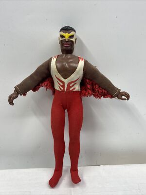 1974 MEGO 8" Comics Action Figure FALCON Avengers African American ...