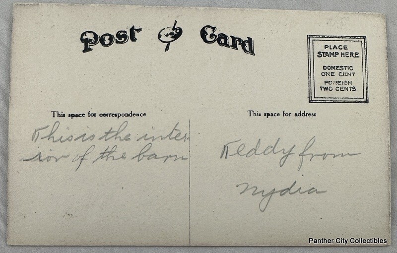 Antique Postcard Purdue University Stock Pavilion LaFayette Indiana ...