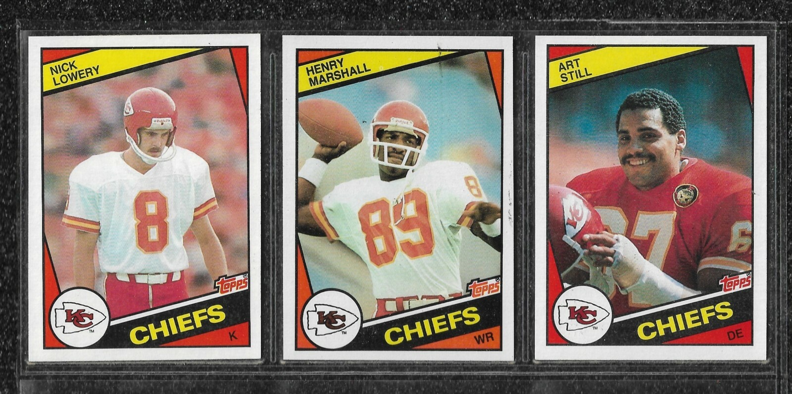1984 TOPPS KANSAS CITY CHIEFS TEAM SET (14) DERON CHERRY RC MIKE BELL ...