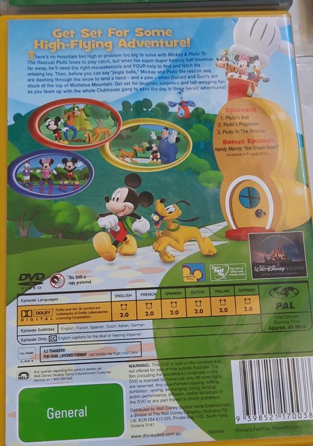 Mickey Mouse Clubhouse - Mickey & Donald's Big Balloon Race (DVD, 2006 ...