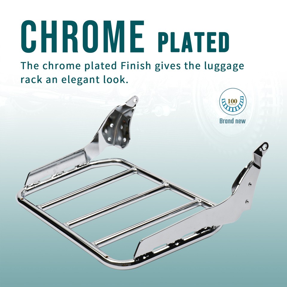 Harley Sissy Bar Luggage Rack for Softail Fat Boy Breakout 2018-later ...