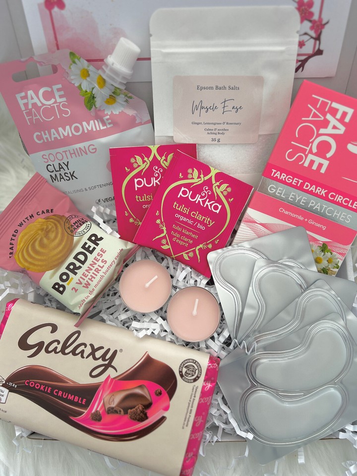 Personalised Birthday Pamper Gift Box for Her Deluxe Self Care Spa ...
