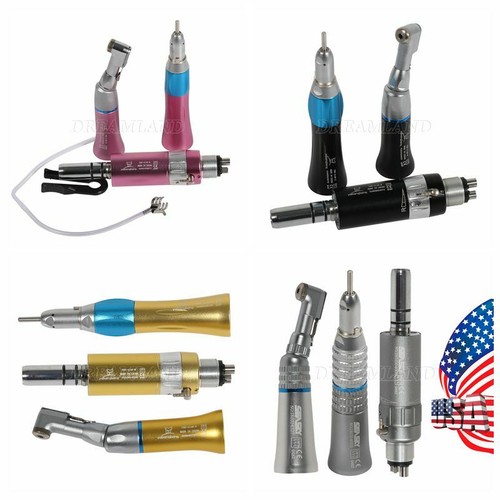 Dental Latch Low Speed Handpiece Straight Contra Angle Motor 4Hole UPT ...
