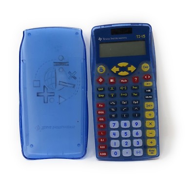 Texas Instruments TI-15 Explorer Elementary Calculator with Cover | eBay