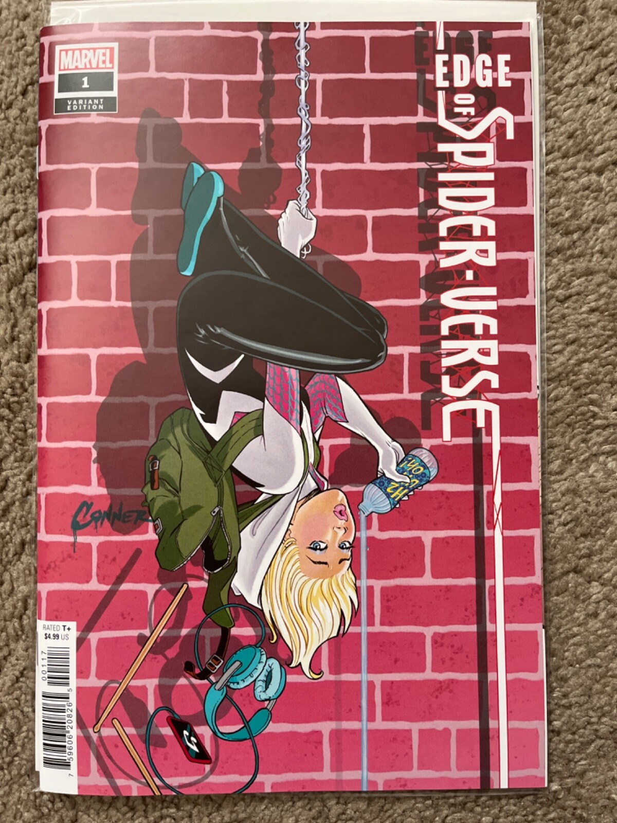 Marvel Edge Of Spider-Verse #1 - Amanda Conner 1:25 Spider-Gwen Variant ...