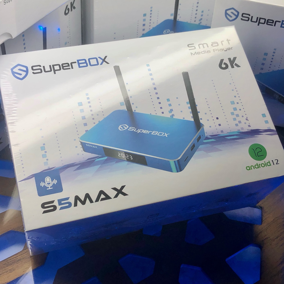 NEW Cetified Manufacturer Direct SUPERBOX S5 MAX Streaming Box + FREE ...