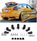 For 13-18 Ford Focus ST ANODIZED BLACK JDM Rear Wing Spoiler Riser ...